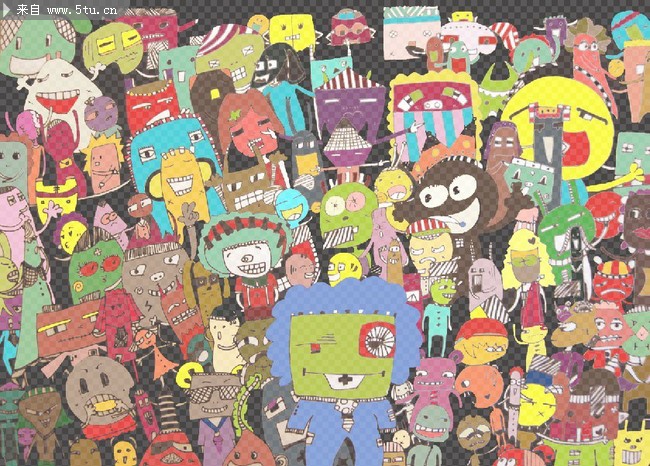 我的卡通集合。-原创设计作品-百图汇设计素材