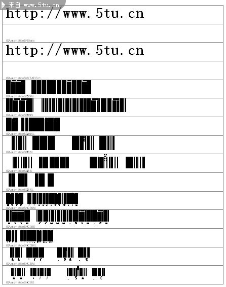 IDAutomation TrueType Barcode Font 6.11条码字体合集-笔刷滤镜插件软件-百图汇设计素材