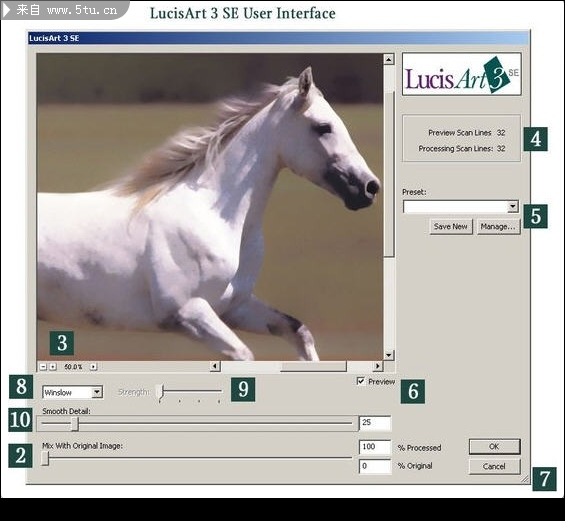 图像艺术化增强ps滤镜 LucisArt 3.05 ED SE 注册版-笔刷滤镜插件软件-百图汇设计素材