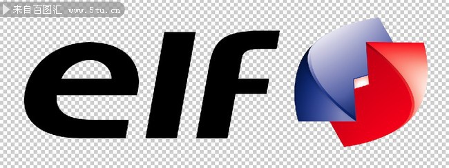 elf石油LOGO-PSD素材-百图汇设计素材